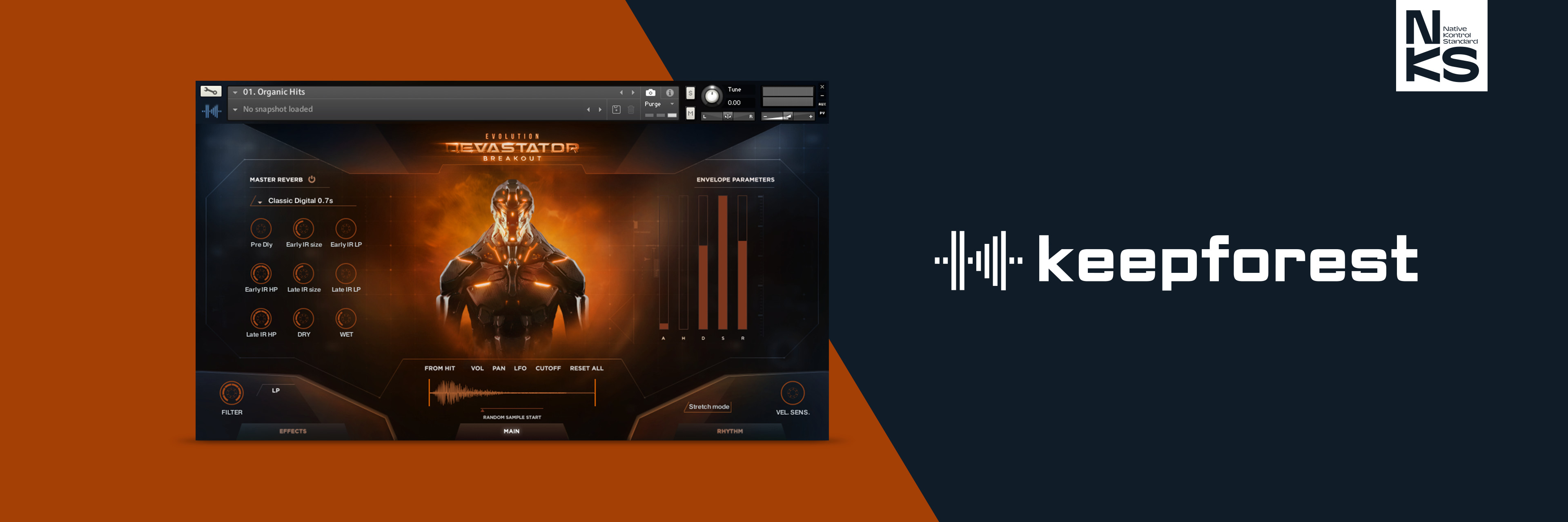 【电影脉冲&低音工具KONTAKT乐器扩展专业版】Keepforest Evolution – Devastator Breakout Pro – EDMTOP.TOP